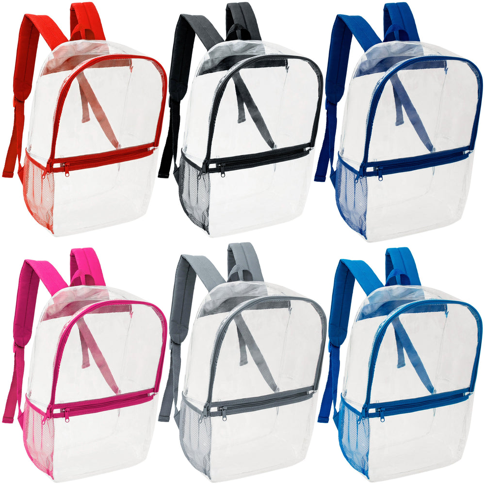 Clear and Mesh Backpacks | Bulk Wholesale School Book Bags